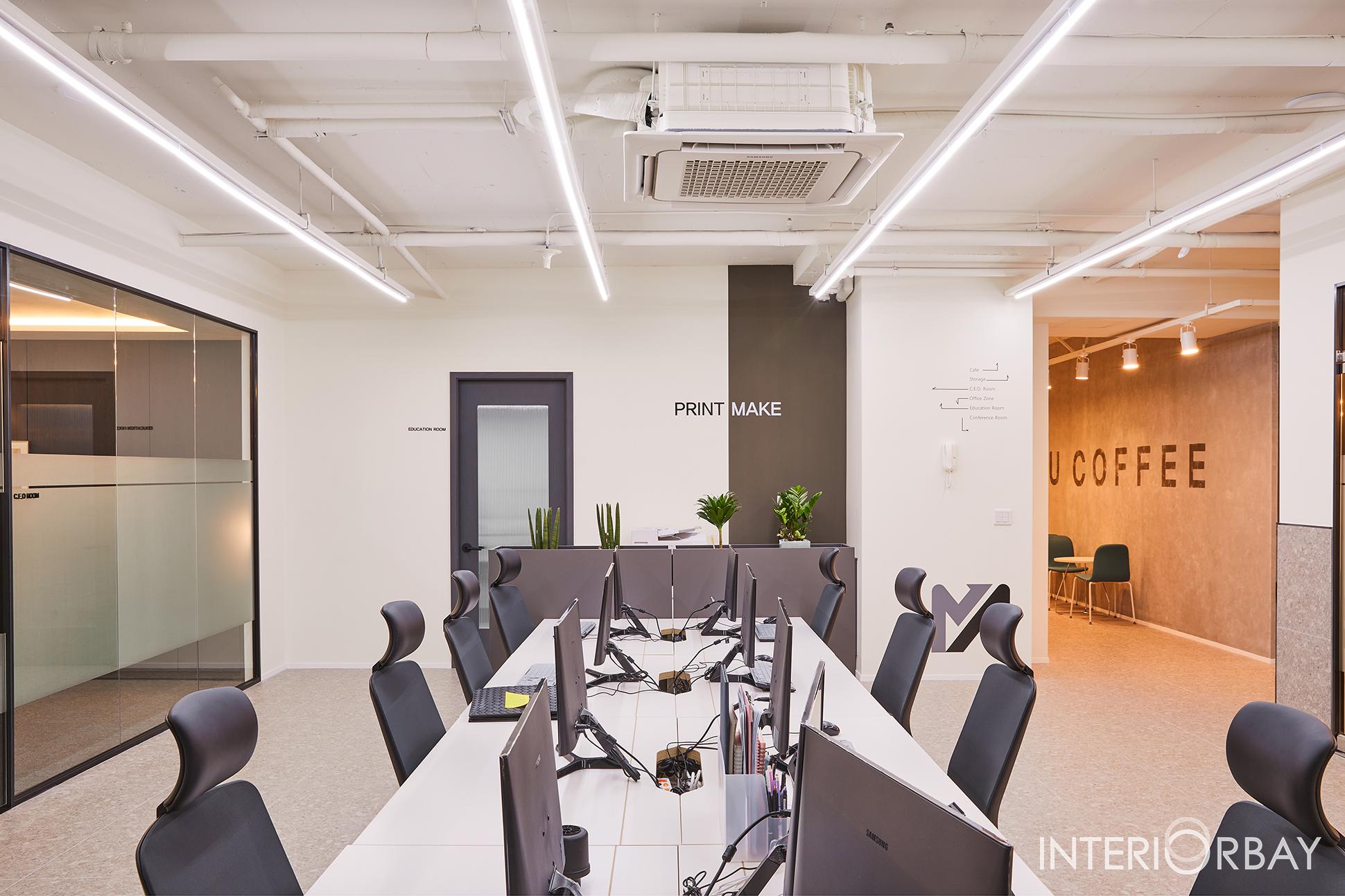 [사무실] 공간별 컨셉을 가지고 있는 사무실 인테리어 - 인테리어베이 상업공간