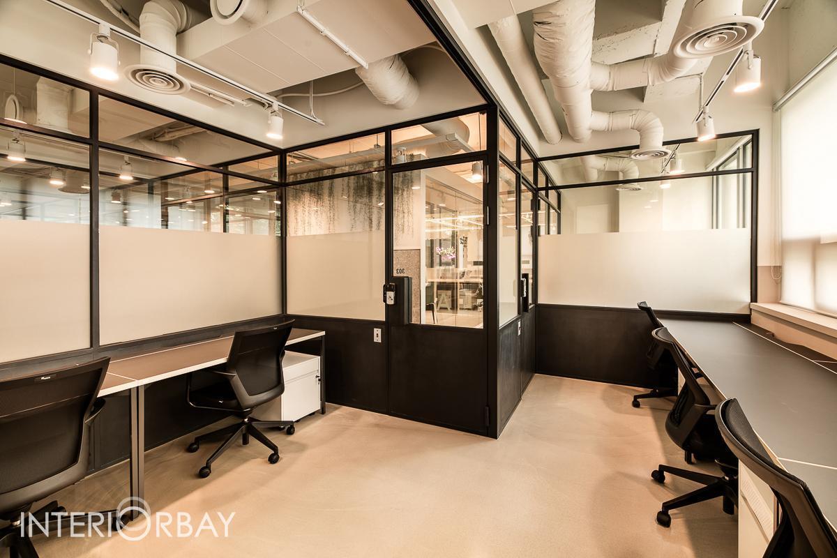 [사무실] 감각적인 디자인의 공유사무실 인테리어 - 인테리어베이 상업공간